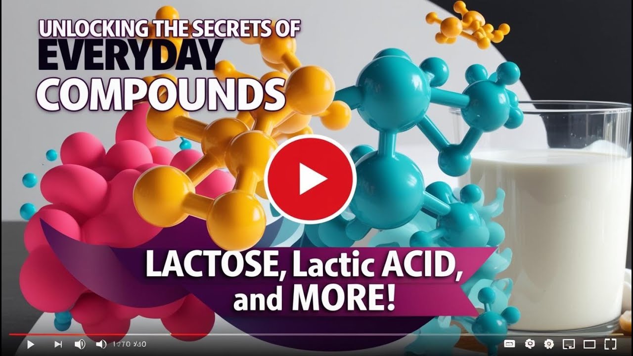 Unlocking the Secrets of Everyday Compounds: Lactose, Lactic Acid, and ...
