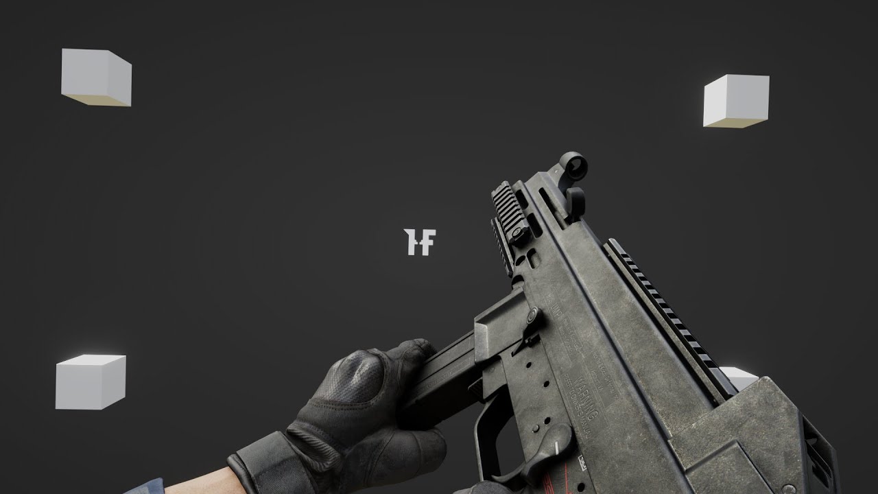 UMP45 Reload Animation | Blender - YouTube