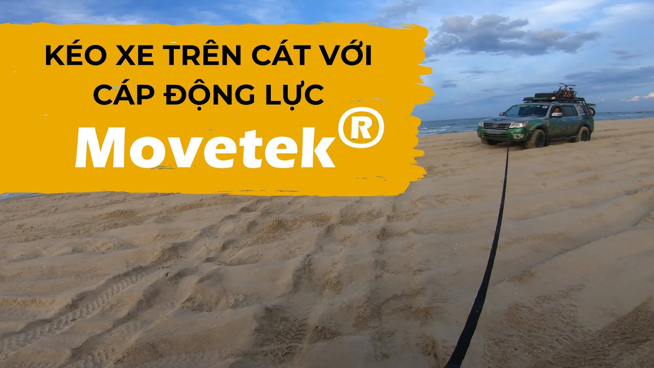 Cứu hộ Everest 1 cầu bằng cáp động lực Movetek trên cát | Rescue a RWD ...