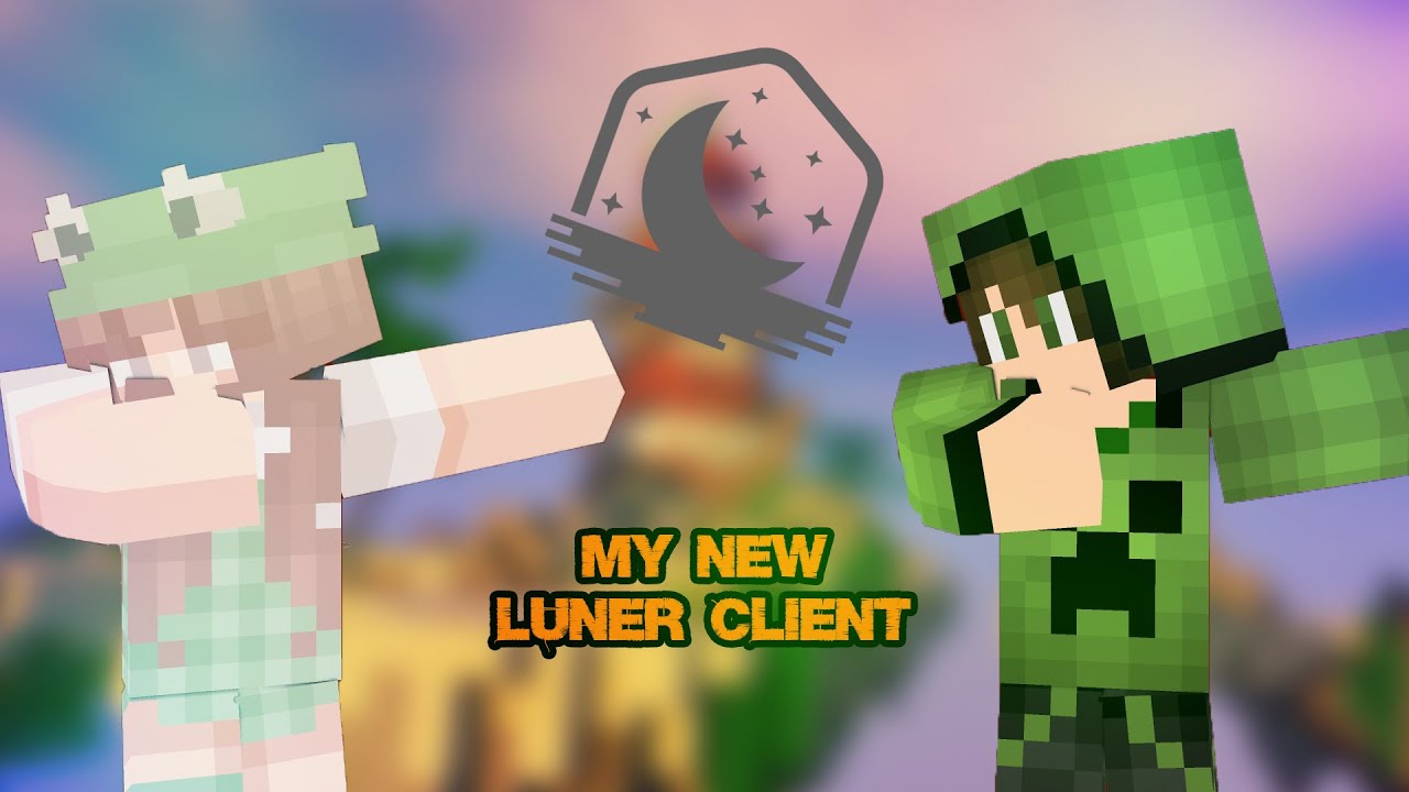 my new luner client....playing bedwars with my friend - YouTube