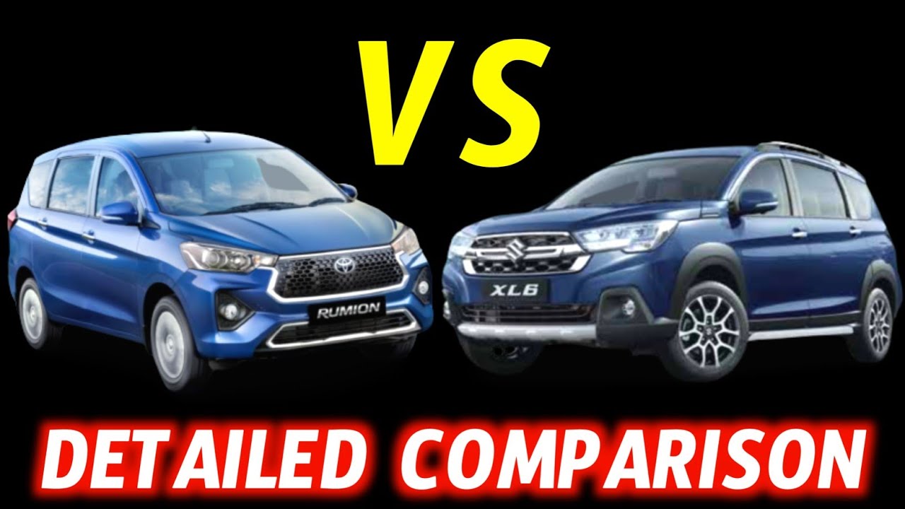 Toyota Rumion 2023 vs Maruti Suzuki XL6| Detail Comparison | Rumion vs ...