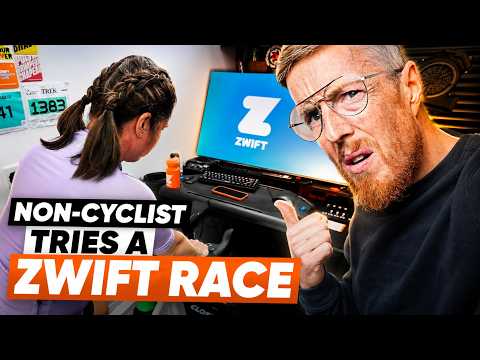 My 'Non-Cyclist' Girlfriend Tried Her First Zwift Race…