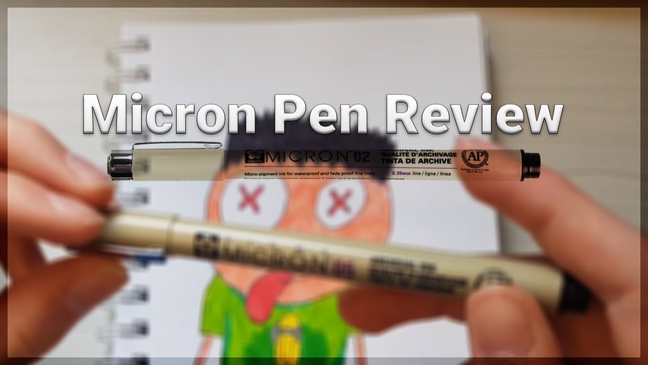 Micron pen Review (Doodle Draw) - YouTube