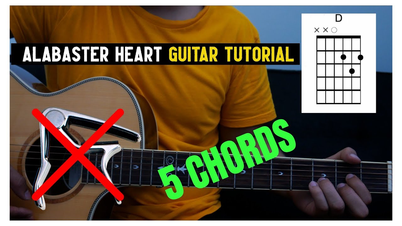 Alabaster Heart I Guitar Tutorial (without capo) I Bethel Music - YouTube