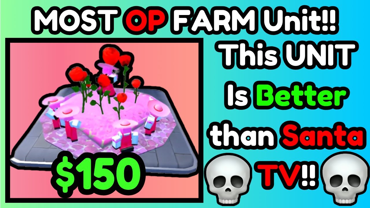 😱MOST OP FARM UNIT THAN SANTA TV! (Roblox Toilet Tower Defense)!😱 - YouTube