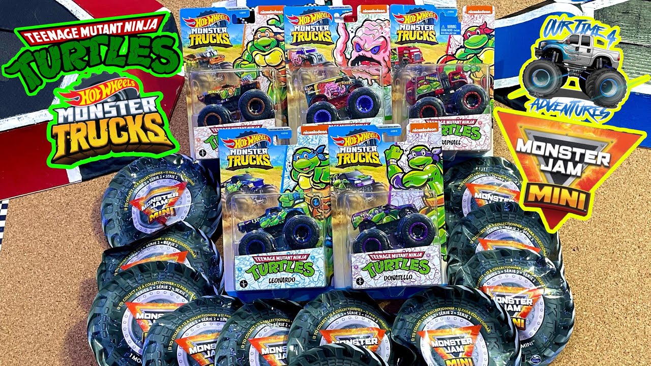 Hot Wheels Monster Jam Ninja Turtles Hot Wheels Monster Trucks