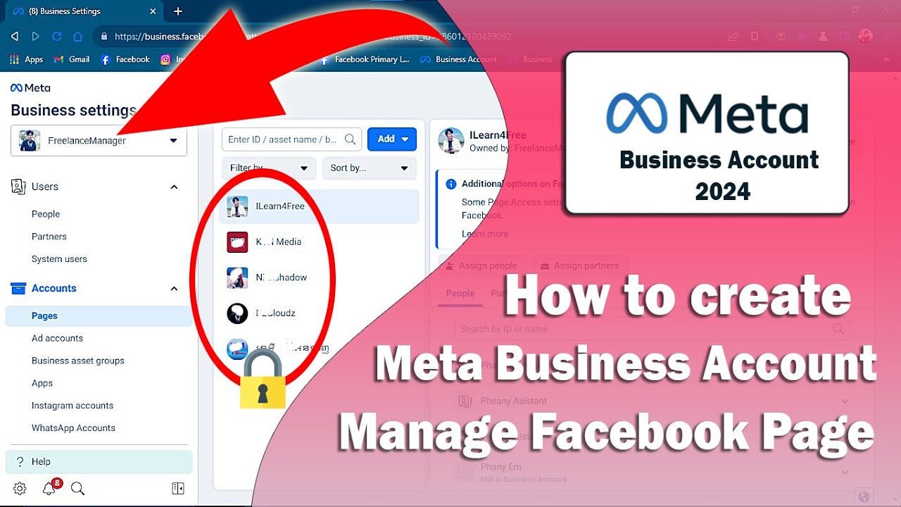 How to create Meta Business Account 2024 | Protect Facebook Pages with ...