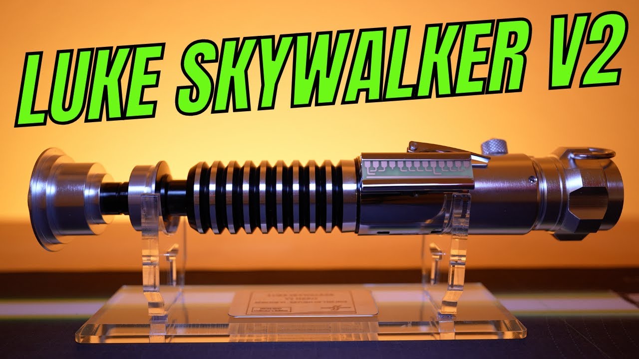 Luke Skywalker V2 Lightsaber by Vader Sabers (Unboxing & Review) - YouTube