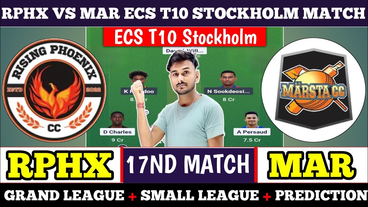 RPHX vs MAR Dream11 Prediction || Rphx vs mar Match Prediction || Rphx ...