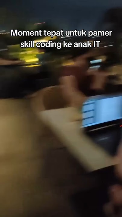 terpukau gak lo liat gw bisa ngoding? 😏 #video #viral #university #tech #anakIT #blackbox - YouTube