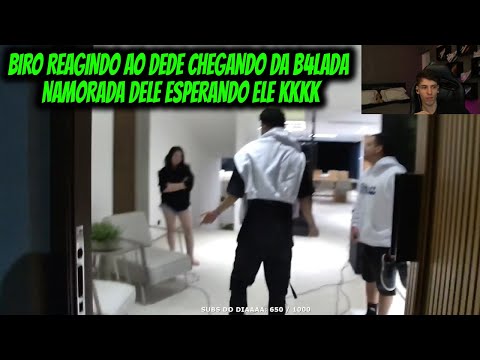 BIRO REAGINDO AO DEDE  CHEGANDO DA B4LADA KKKK