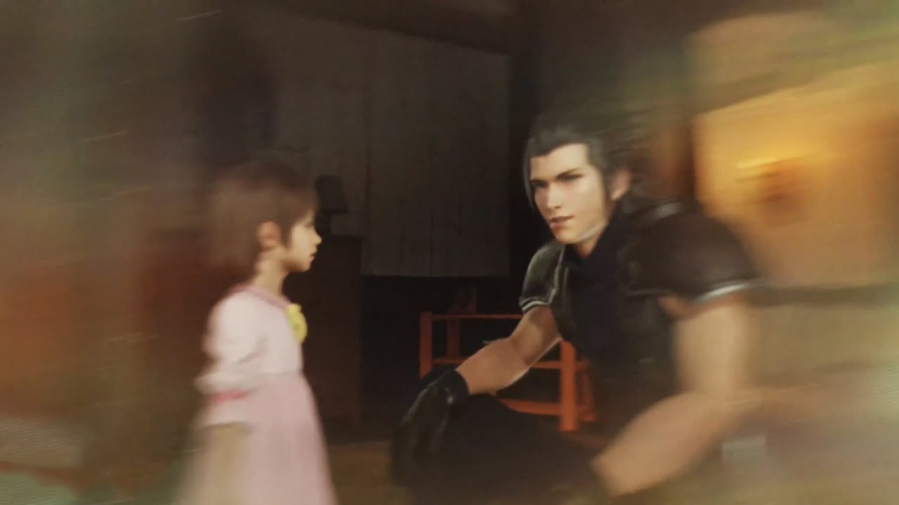 Zack asks Marlene if Aerith has feelings for Cloud (He got shocked ...