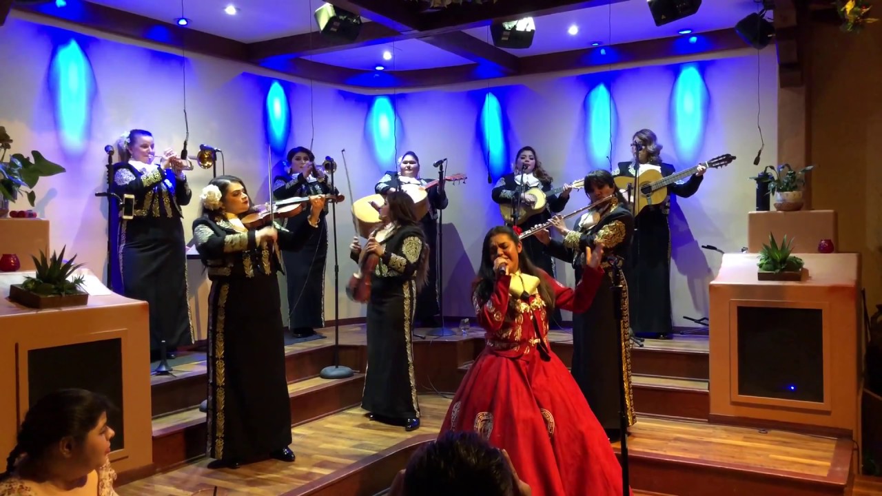 CANTANDO CON MARIACHI DIVAS LOS LAURELES | ESTEFANI LOPEZ - YouTube