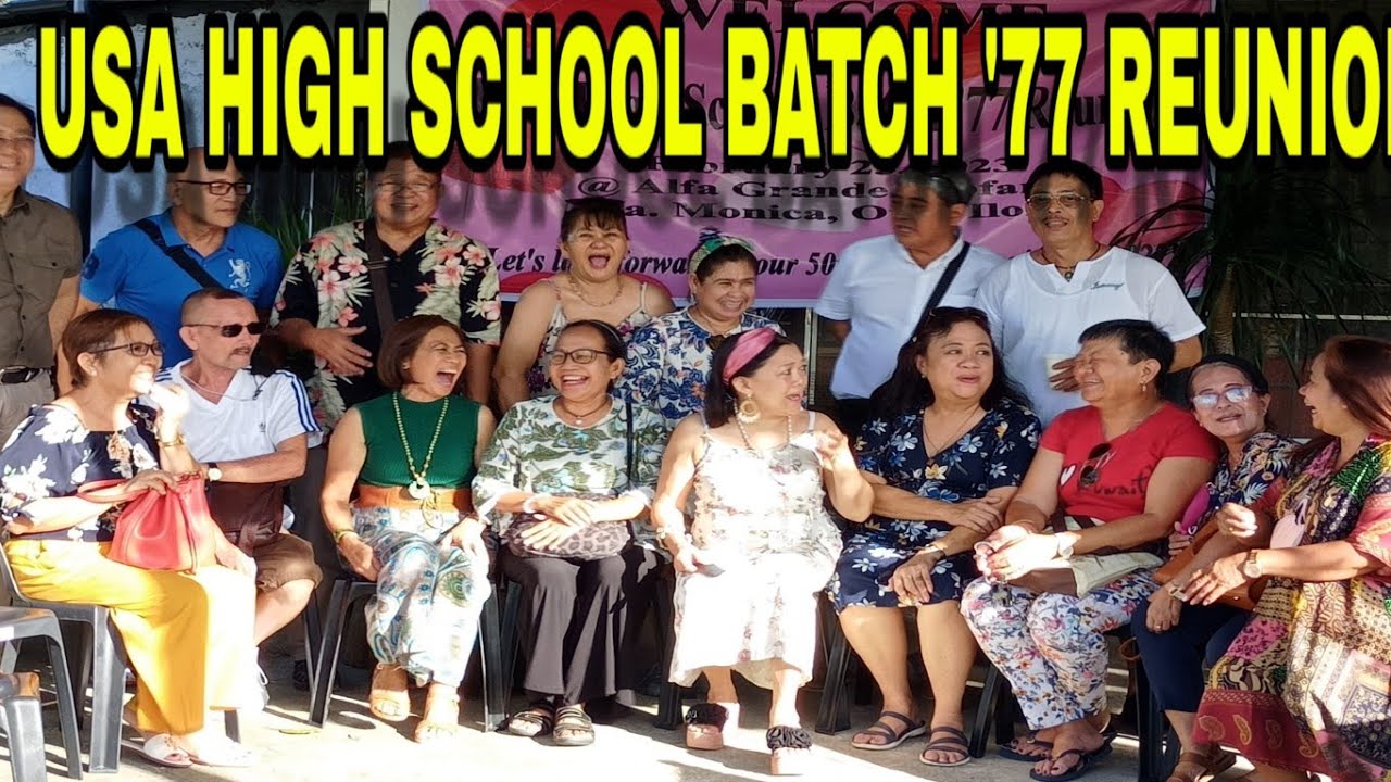 USA High School Batch '77 Reunion - YouTube