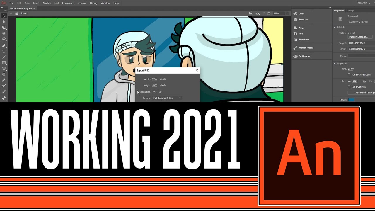 How To Properly Export An Animate CC File (2022) - YouTube