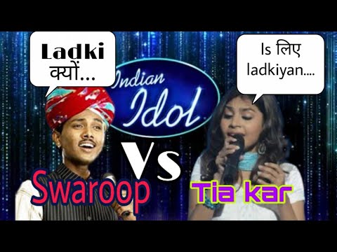 Swaroop vs Tia kar | boy vs girl | Na jane kyon | Indian idol | - YouTube