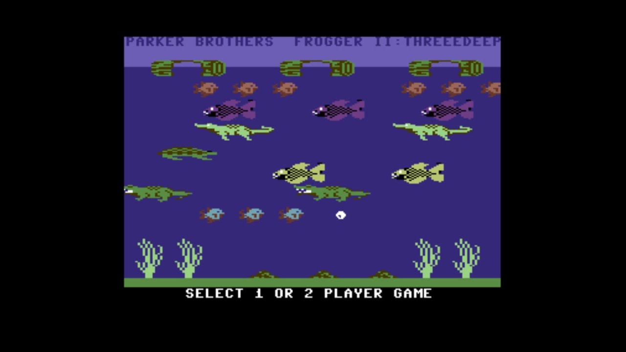 Frogger II - Threeedeep! Review for the Commodore 64 by John Gage - YouTube