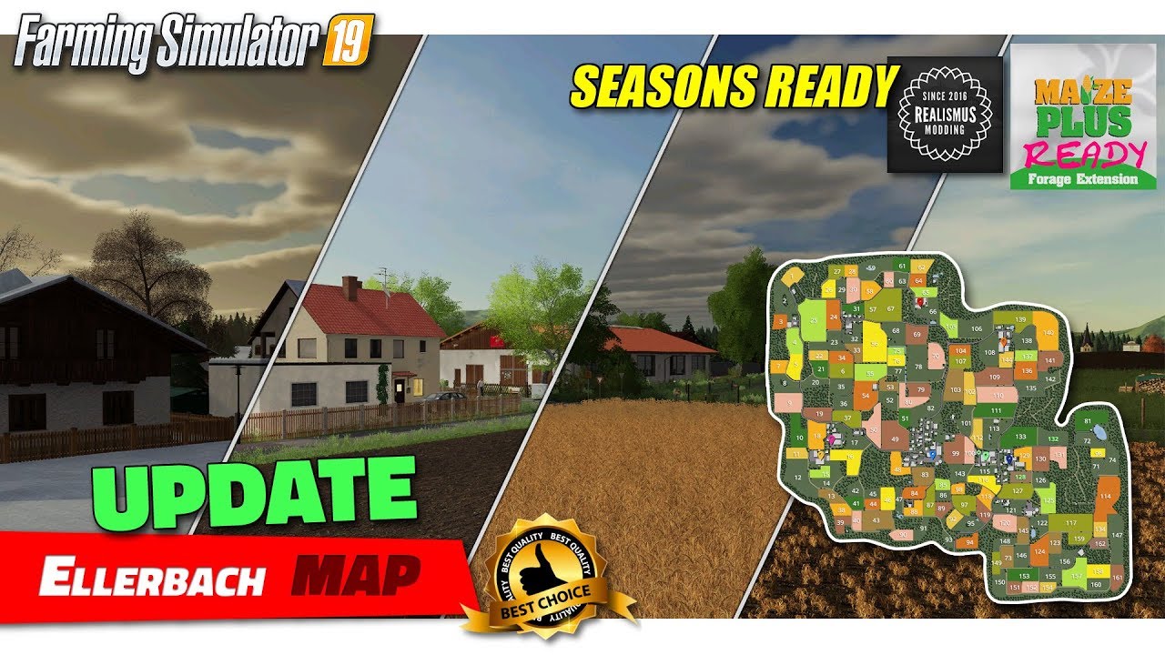 FS19 | MAP "Ellerbach" (update v1.5.0.0) - review - YouTube