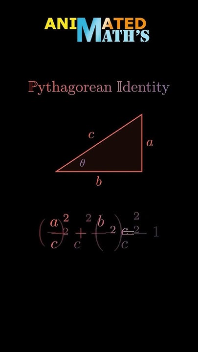 "Most famous Trigonometric Identity." #shorts #mathvisualization - YouTube