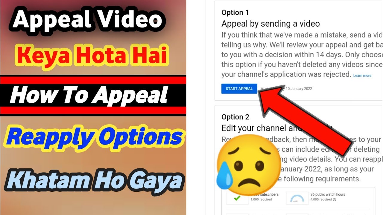Appeal Video Demo || Video Appeal For Monetization || Appeal Video 2022 ...