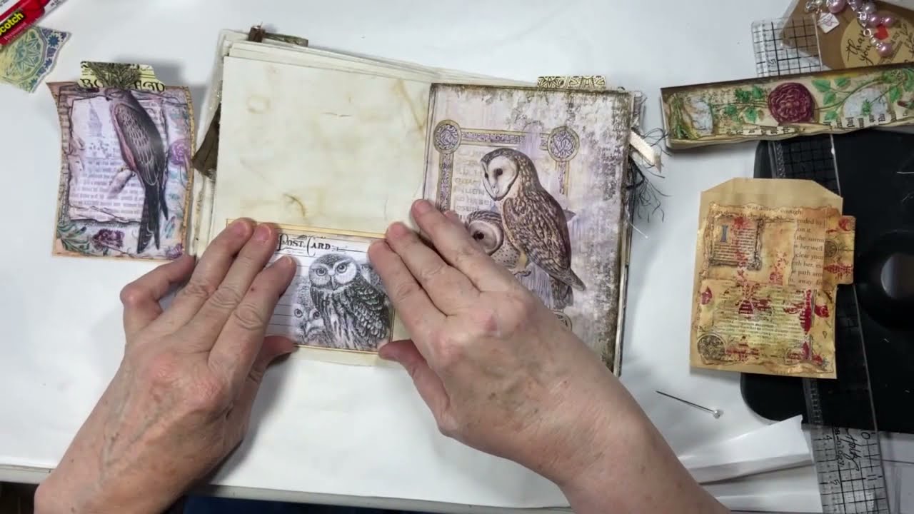 Adding Ephemera To Our Journal - YouTube