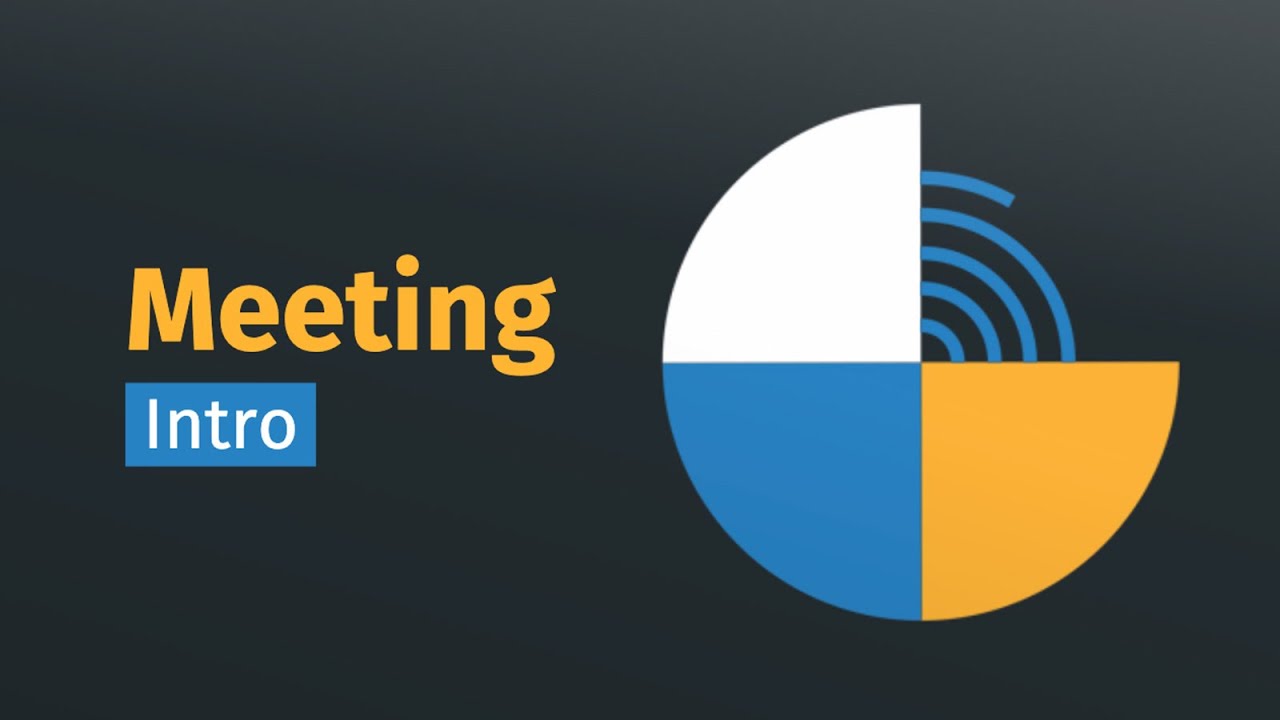 Meeting Intro Video Template (Editable) - YouTube