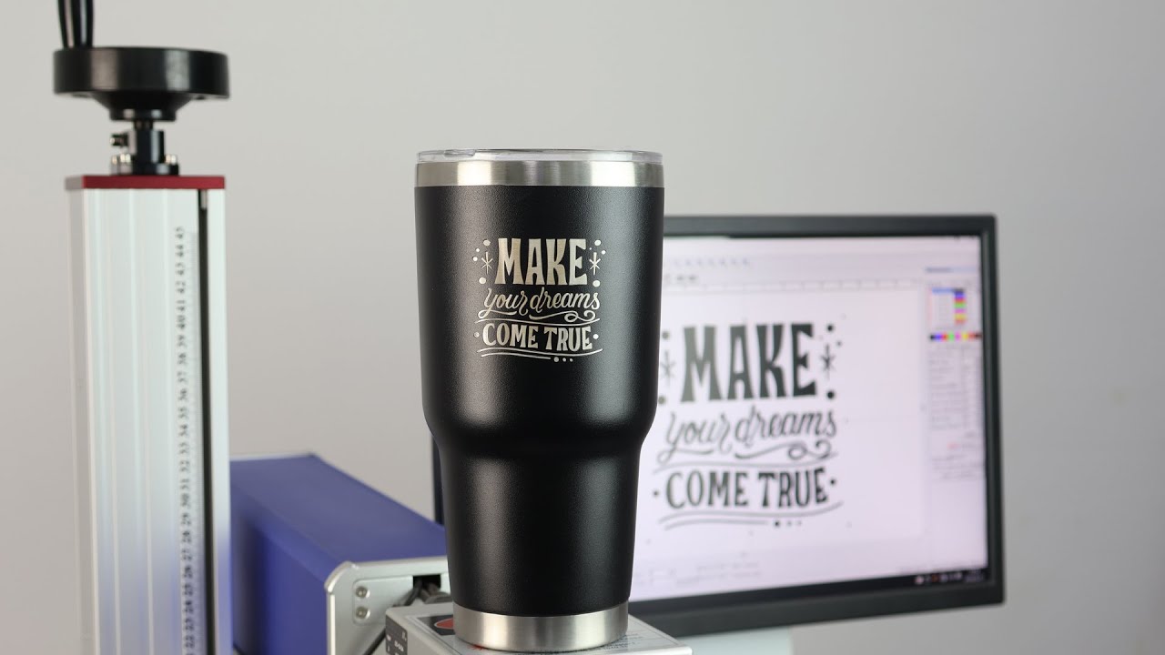 Laser Engrave Mugs | Engraving Yeti Mugs | Laser Engraving Mugs - YouTube