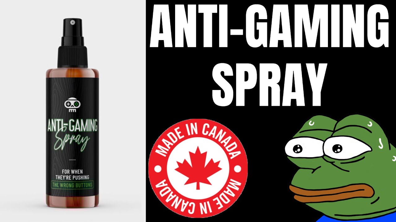 Anti-Gaming Spray by Online Gambling Canada - YouTube