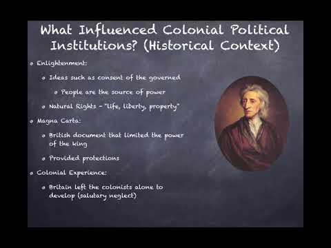 US Regents Review: Video #4: Colonial Political Institutions - YouTube