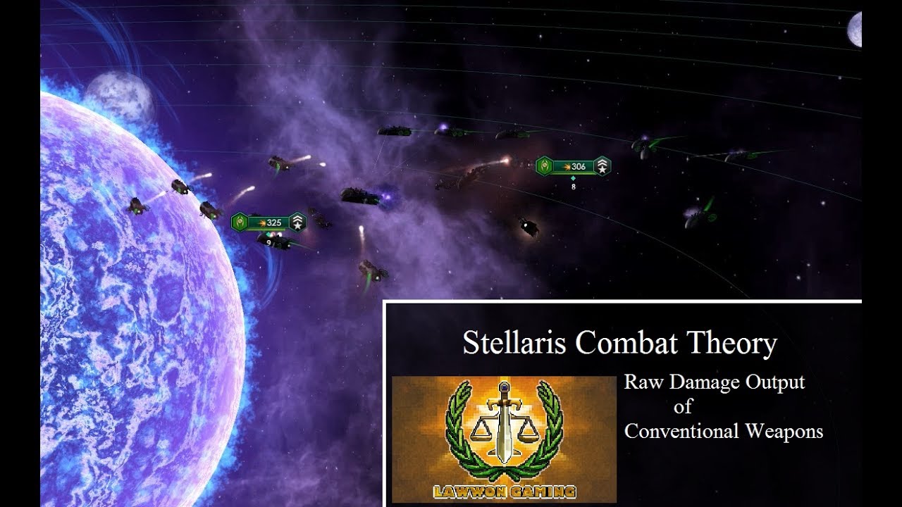 Stellaris Combat Theory (v1.4) - Raw Damage Output - YouTube