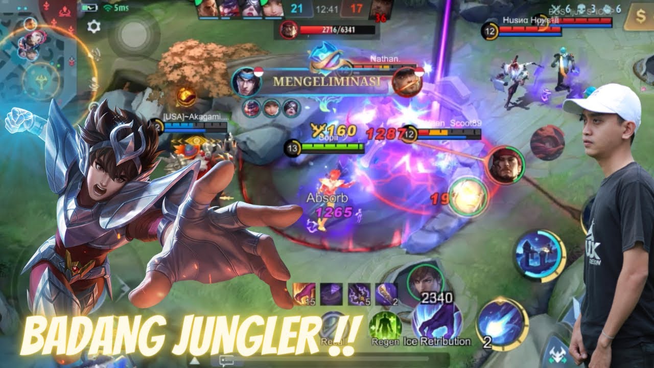 GAMEPLAY BADANG JUNGLER‼️BEST BUILD AND ITEM BADANG TERSAKIT 2023 ...