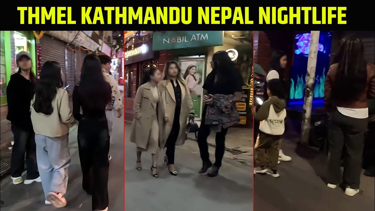 Thamel Kathmandu Nepal Nightlife | Saturday Thamel Kathmandu Nepal ...