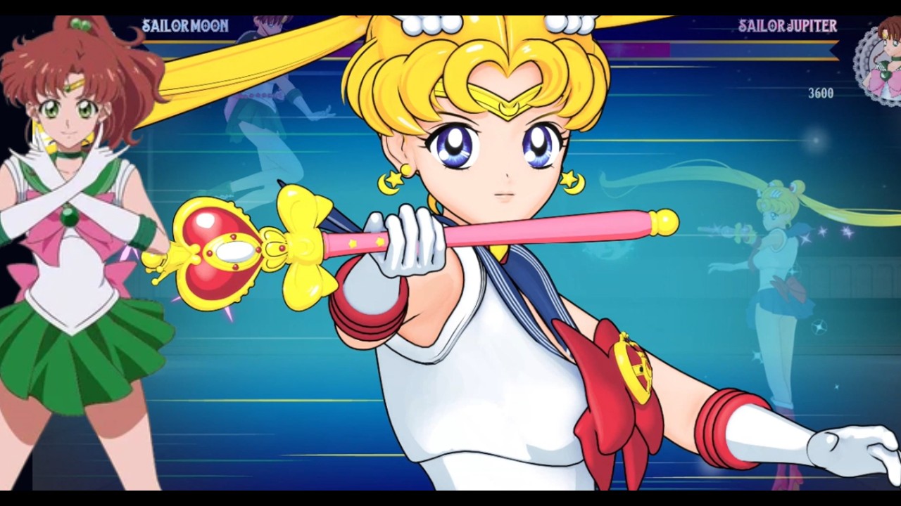 Sailor Moon VS Sailor Jupiter - The Moon Palace Gameplay - YouTube