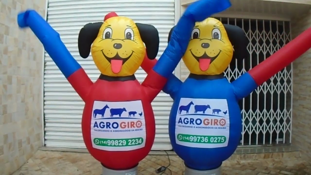 Cachorro inflavel ,Boneco cachorro, boneco biruta.boneco do posto ...