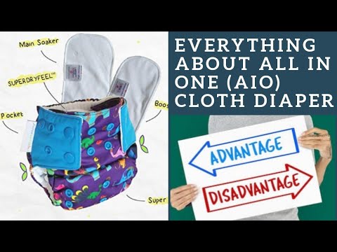 All In One Cloth Diaper | Advantage and disadvantages of AIO - YouTube
