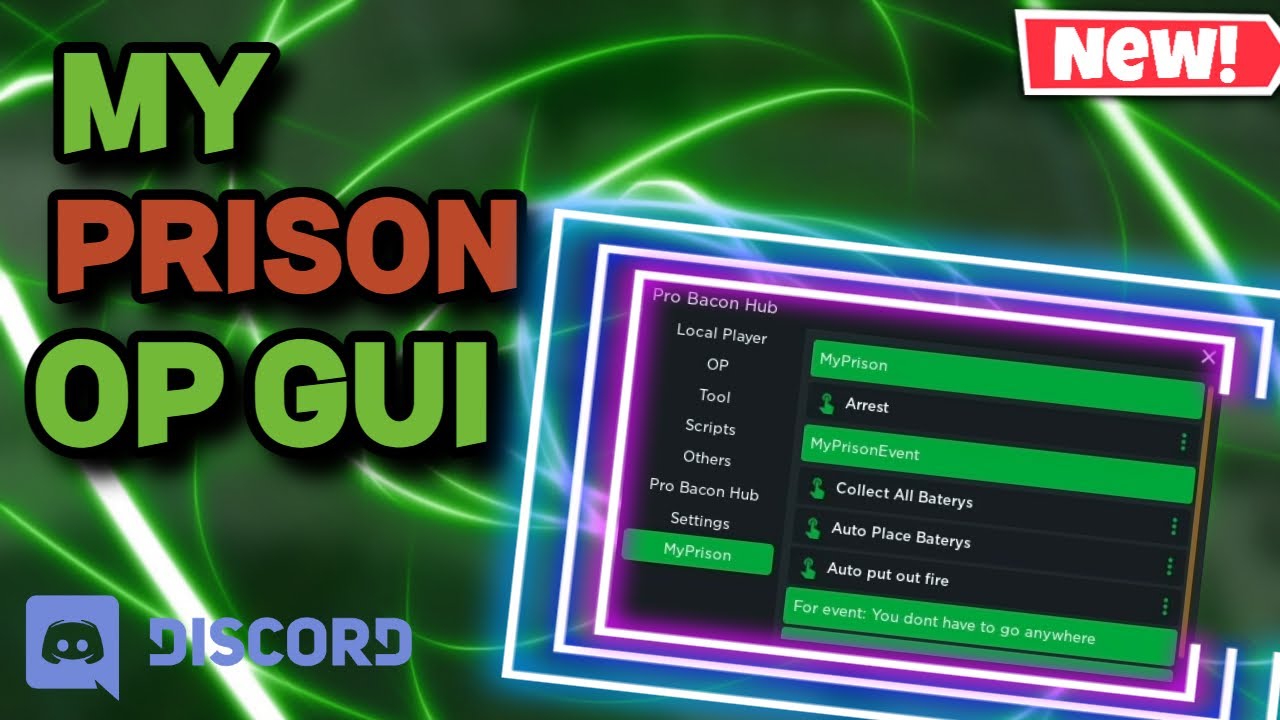 NEW! OP "My Prison" EVENT GUI! - YouTube