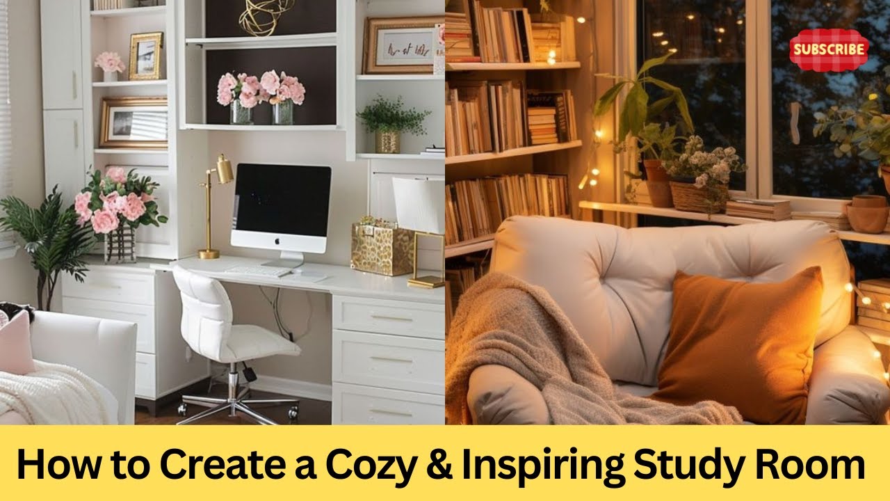 How to Create a Cozy & Inspiring Study Room | Ultimate Study Room Setup ...