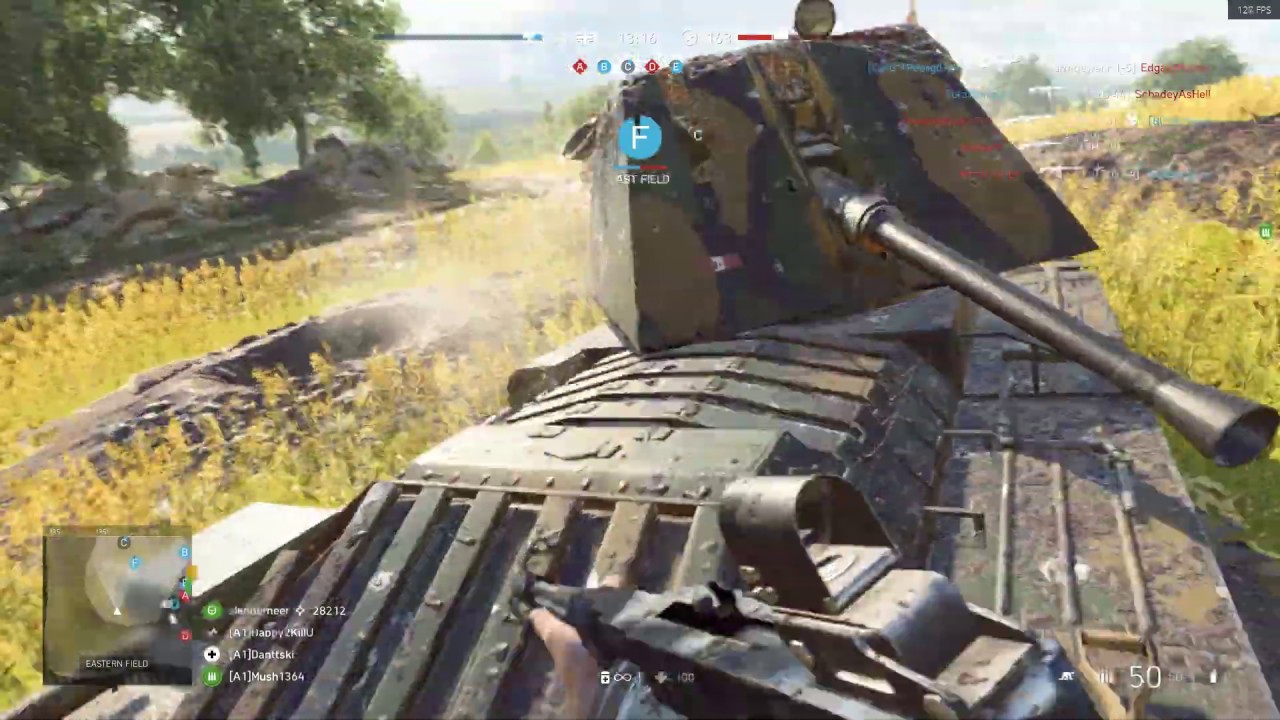 BF5 Arras - Sneaking up to tank for fun and dying a lot - YouTube