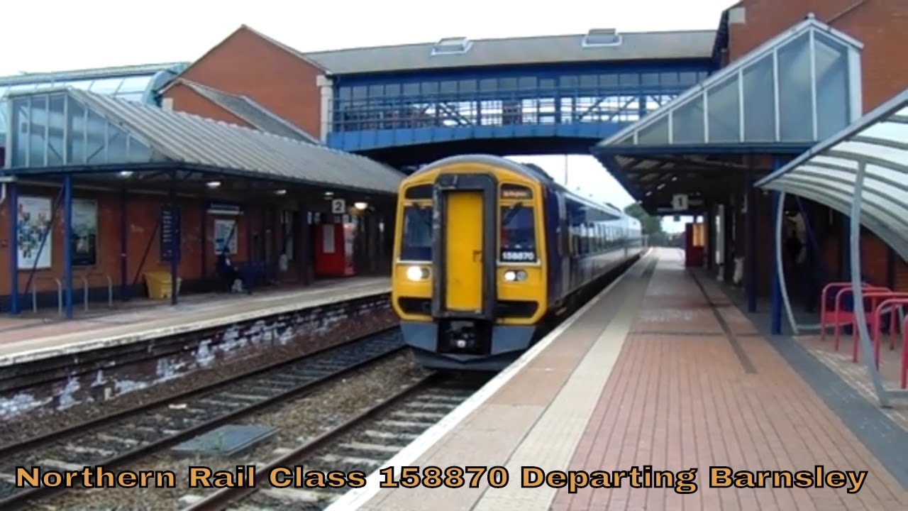 Northern Class 1588870 Departing Barnsley Railway Station - YouTube