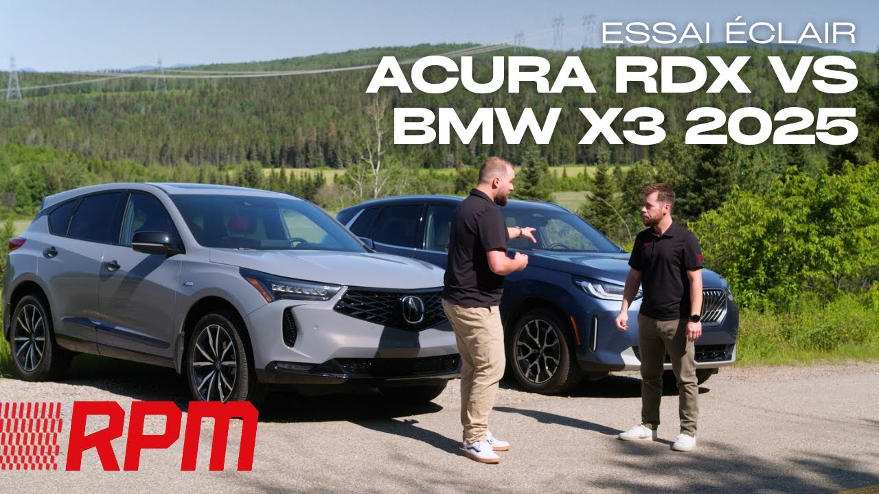 Comparo : Acura RDX contre BMW X3 2025 - YouTube