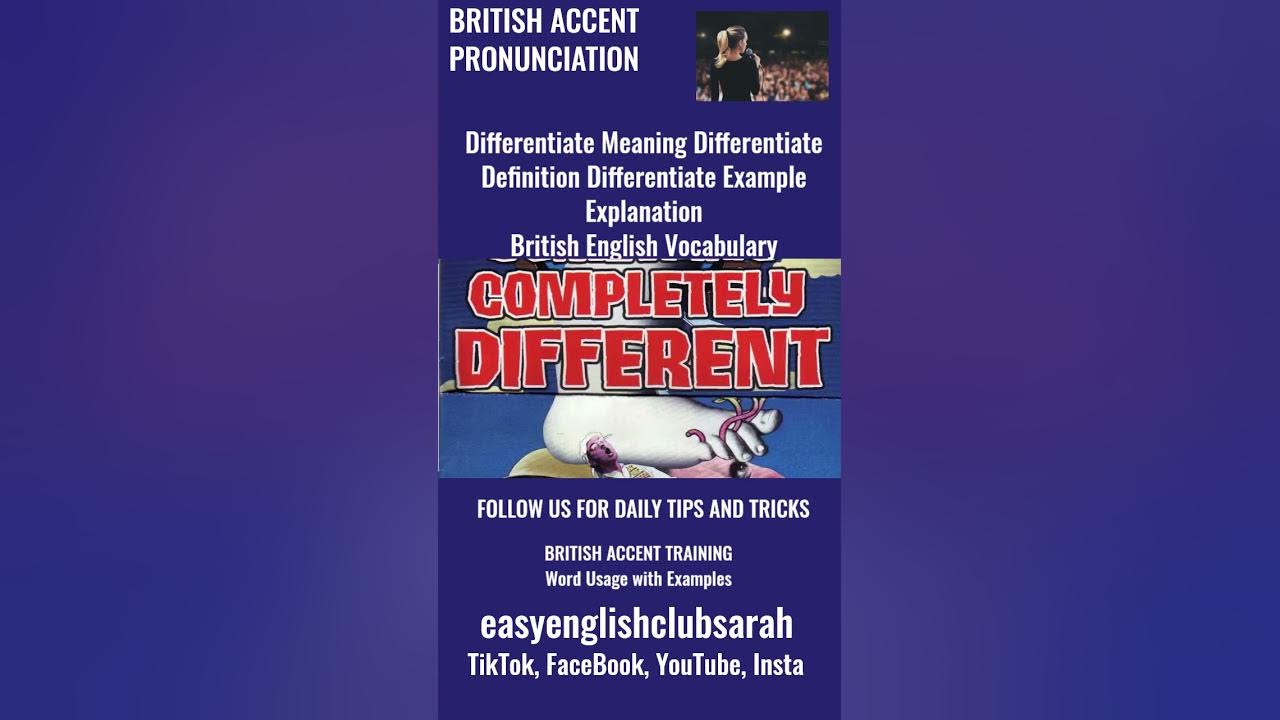 Differentiate Meaning Differentiate Definition Example Explanation ...