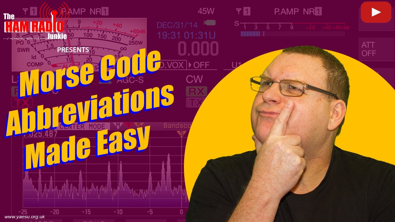 Morse code abbreviations made easy - YouTube