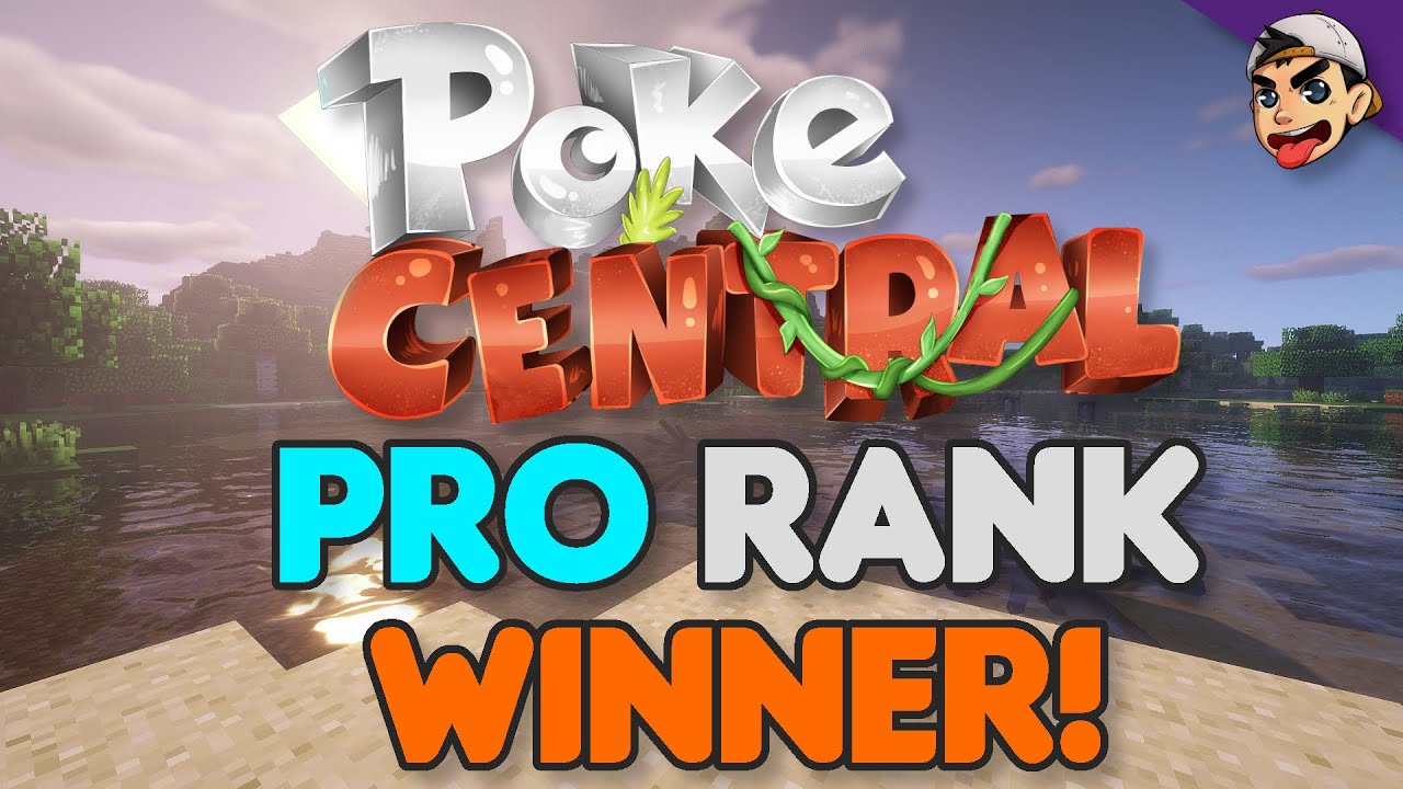 Pro Rank Winner! - Pokecentral Pixelmon Server - YouTube