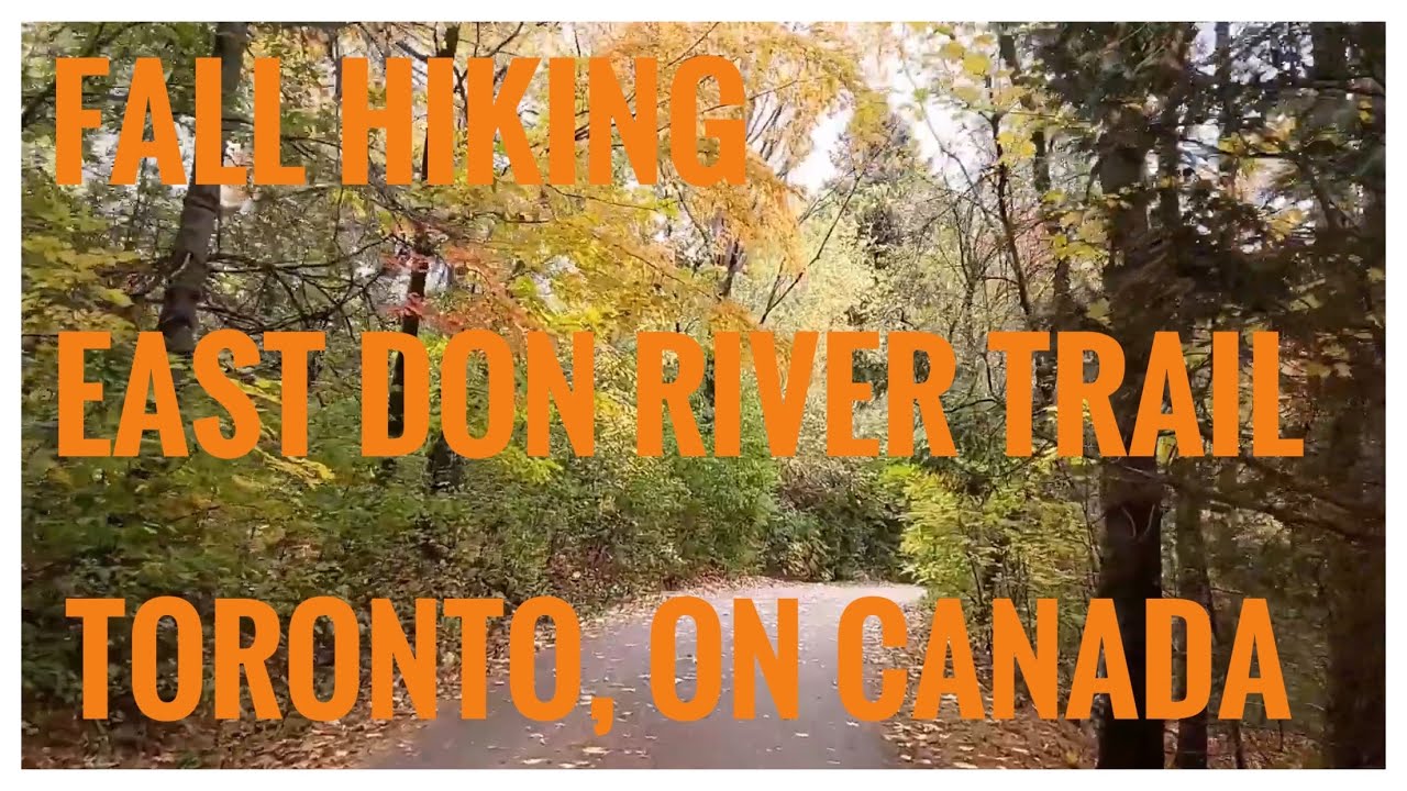East Don River Trail in Toronto, ON Canada - Fall Hiking, 가을나들이 - YouTube