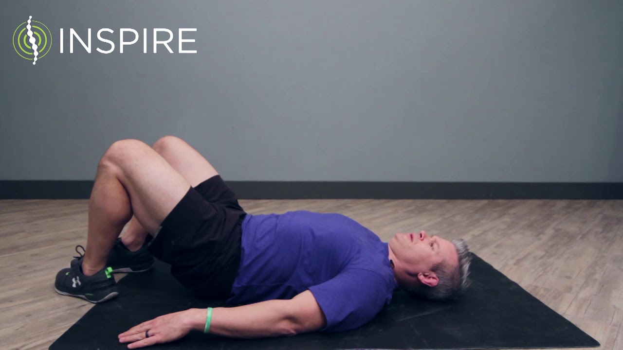 Pelvic Tilt (Floor) - YouTube