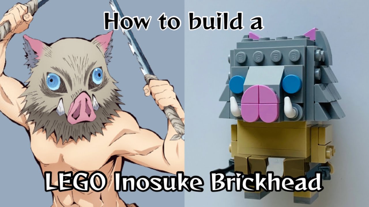Inosuke Hashibira: LEGO Demon Slayer Brickhead - YouTube