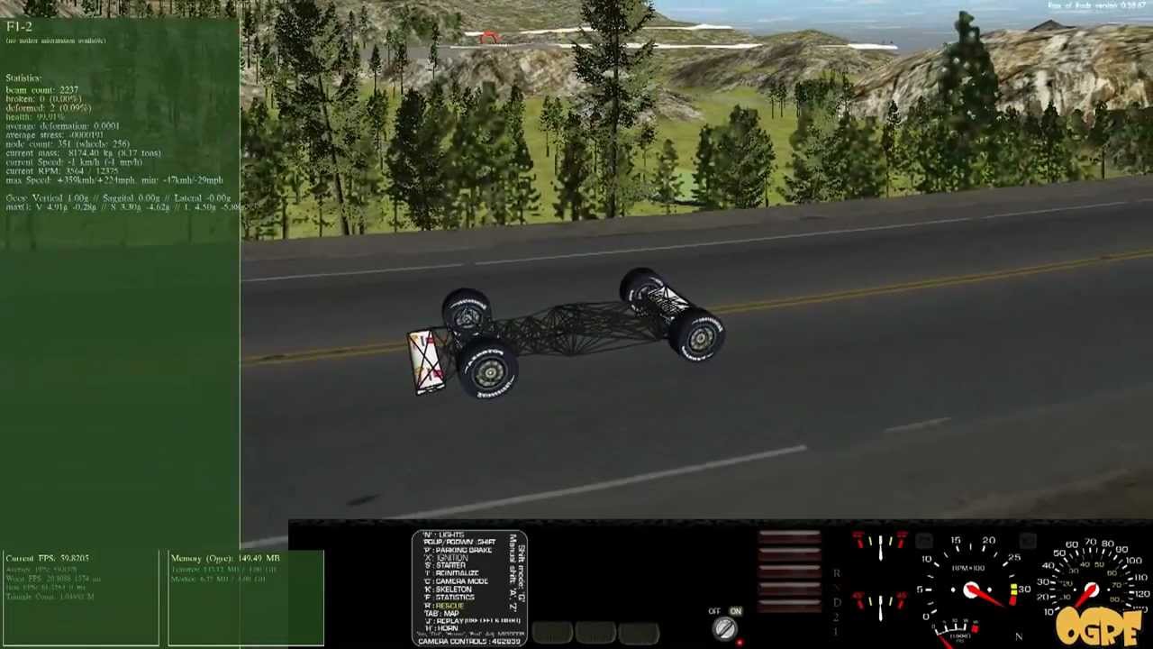 F1 car in Rigs of Rods - YouTube