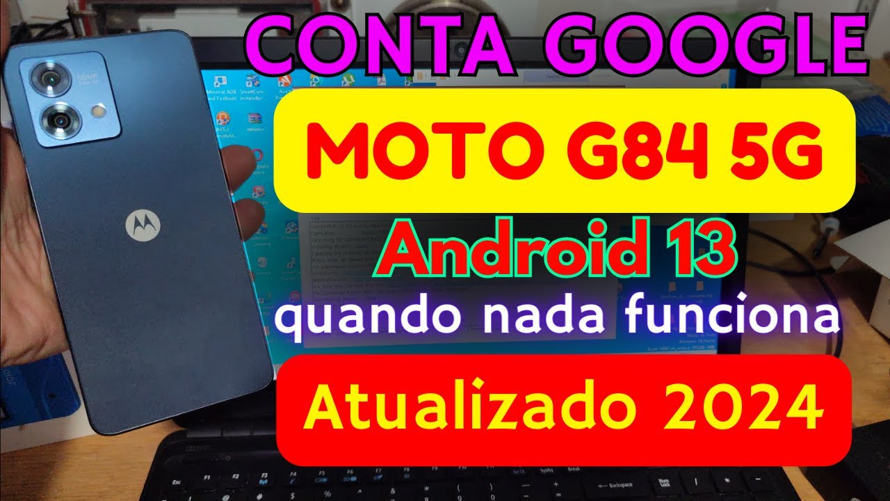 Desbloquear Conta Google MOTO g84 5g e muitos outros modelos #motorola #comodesbloquear - YouTube