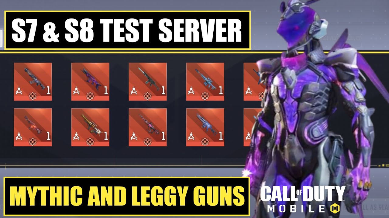 *NEW* Codm Test Server Season 7 And Season 8 | Codm Test Server ...