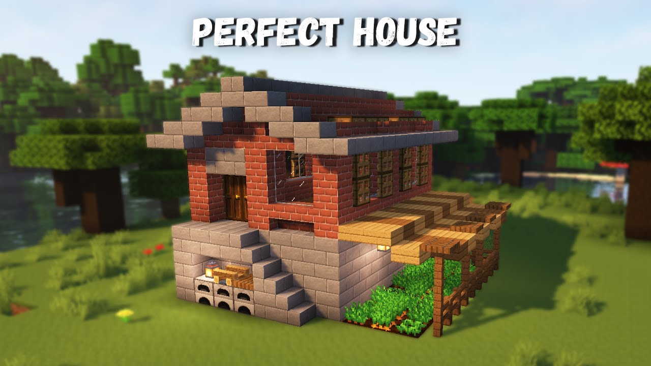 Minecraft: How To Build Survival House | Starter House (EASY) #44 - YouTube